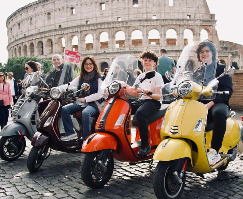Rome: Personalized 2-Hour Vespa Ride  No Driving Needed - The Experience of the Ride