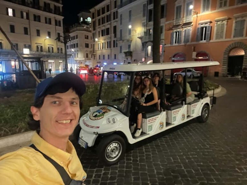 Rome: Private Golf Cart Tour by night 2 hours with Aperitivo - What Travelers Say and Why It Matters