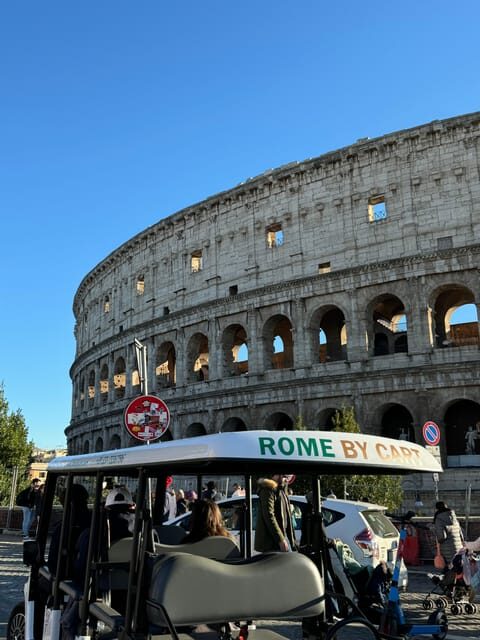 Rome: Private Golf Cart Tour in 3hours with Food Tasting - Exploring Rome in a New Way