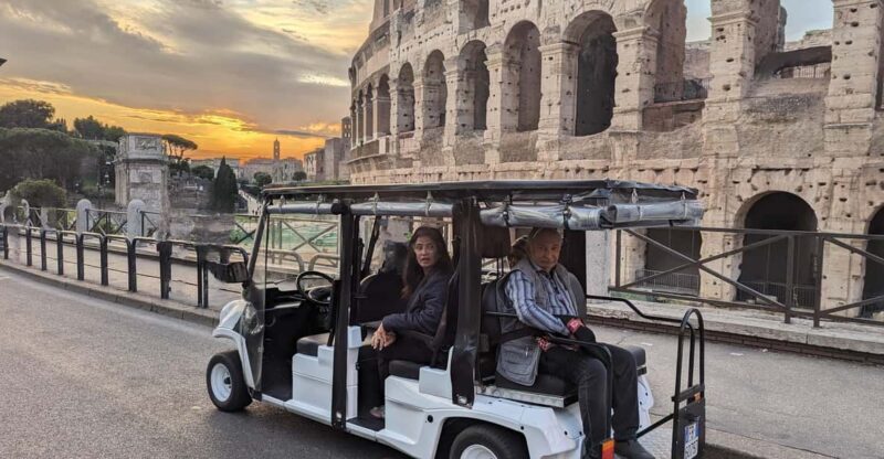Rome: Private Golf Cart Tour with Hotel Pickup - Key Points