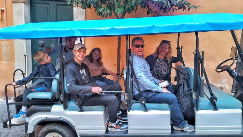 Rome: Private Golf Cart Tour with Local Guide and Gelato - The Practicalities of a Golf Cart Tour