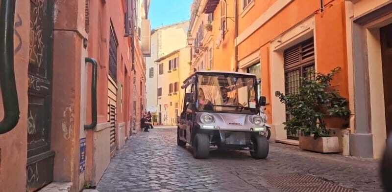 Rome: Private Golf Cart with Food Tour - An Ideal Introduction to Rome’s Highlights and Hidden Corners