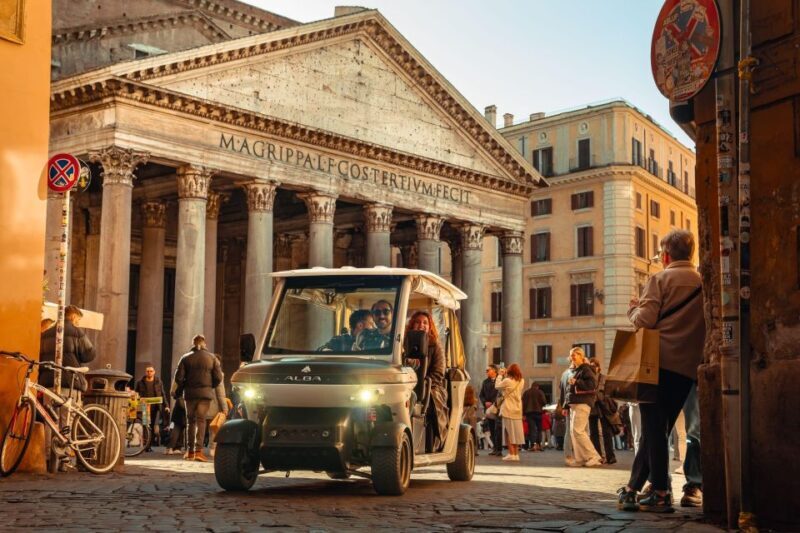 Rome: Private Highlights Tour by Golf Cart - The Itinerary in Detail