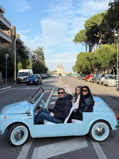 Rome: Private Open-Top Fiat 500 Tour with Driver - A Truly Fun and Authentic Way to See Rome