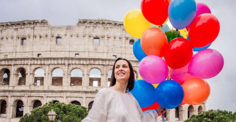 Rome: Professional Photoshoot With Balloons - Key Points