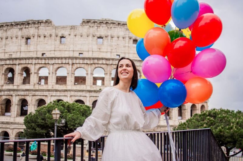 Rome: Professional Photoshoot With Balloons - Whats Included and Whats Not