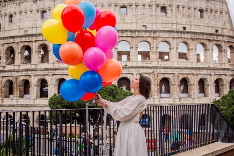 Rome: Professional Photoshoot With Balloons - FAQs