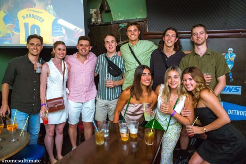 Rome: Pub Crawl and Ultimate Party with Open Bar and Pizza - An Overview of the Experience