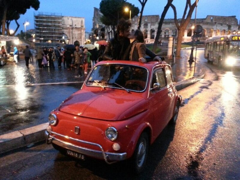 Rome: Romantic Night Tour by Classic Fiat 500 - Key Points