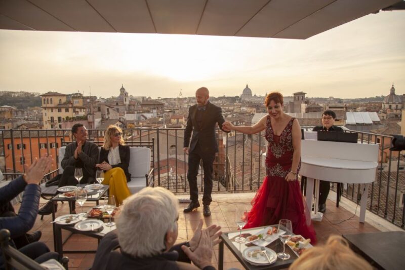 Rome: Rooftop Bar Opera Show - Key Points