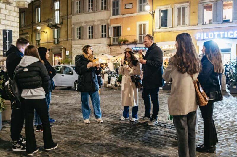 Rome: Small Group City Highlights Moonlight Walking Tour - Key Points