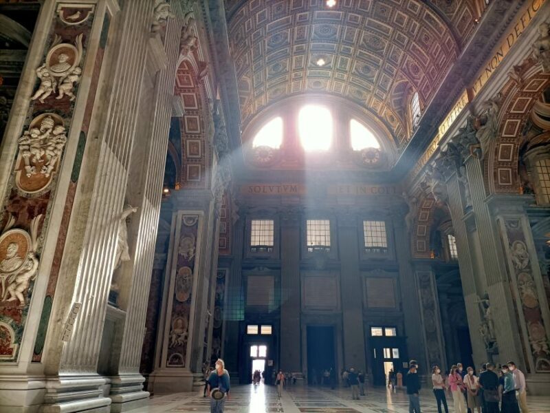 Rome: St. Peter's Basilica Guided Tour with Papal Tombs - The Art and Architecture