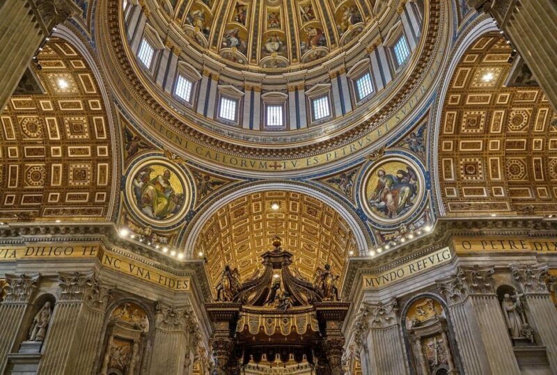 Rome: St. Peter's Basilica, papal tombs tour also with Dome - FAQ