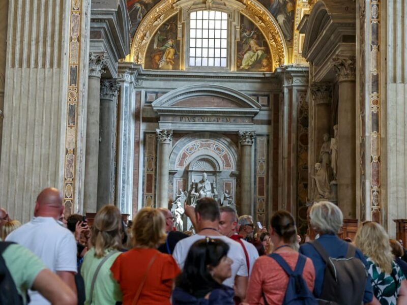 Rome: St. Peters Basilica, Tombs Tour & Optional Dome Climb - FAQs