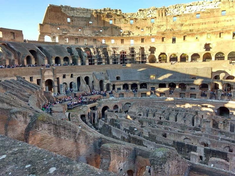 Rome: Underground Tour and Colosseum Arena (guarantee 7 pax) - Key Points