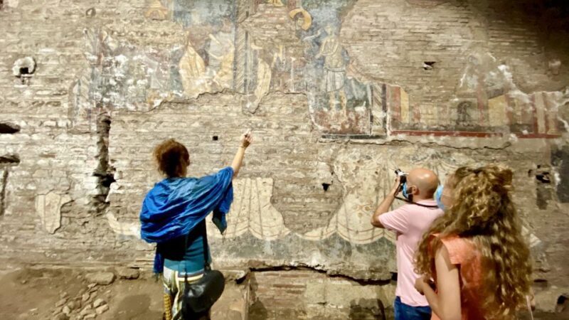 Rome: Underground Trastevere Guided Walking Tour - Starting Point and Initial Stroll by the Tiber River