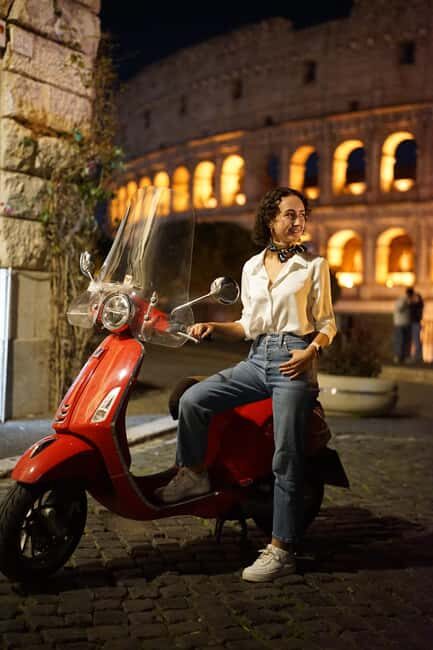 Rome: Vespa Night Experience with Aperol Spritz & Photos - Key Points
