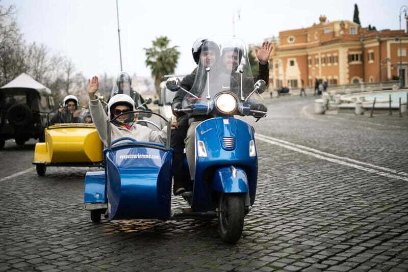 Rome: Vespa Sidecar Food Tour with Driver - Key Points