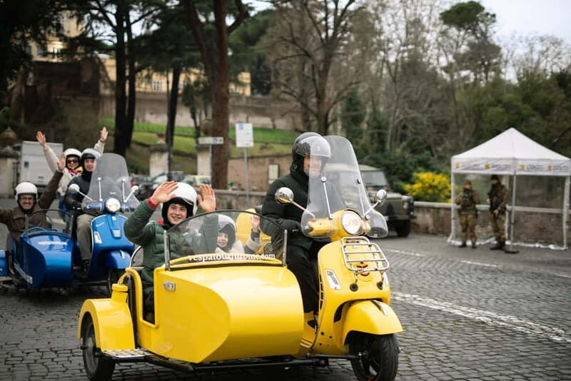 Rome: Vespa Sidecar Food Tour with Driver - Seeing Rome from an Unusual Perspective