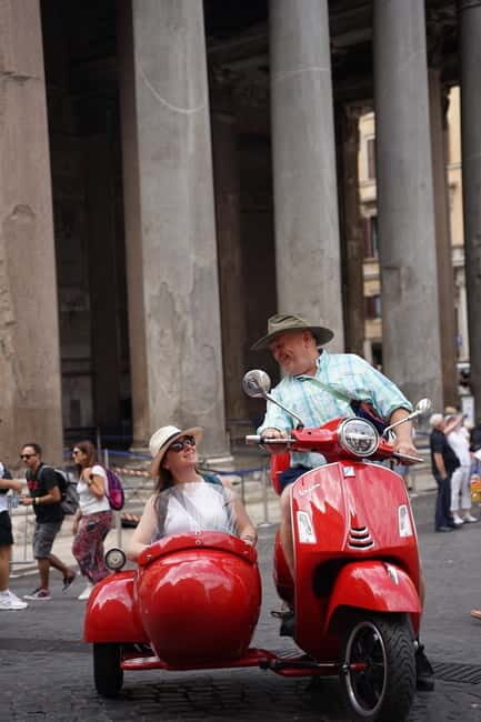 Rome Vespa Sidecar Tour: 90-Minute Panoramic Experience - The Experience: What to Expect
