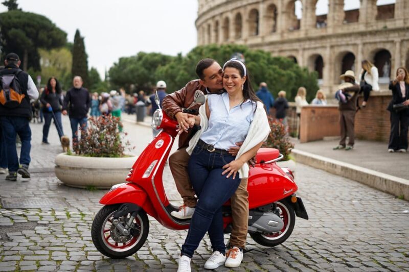 Rome Vespa Tour with Professional Photoshoot - Frequently Asked Questions
