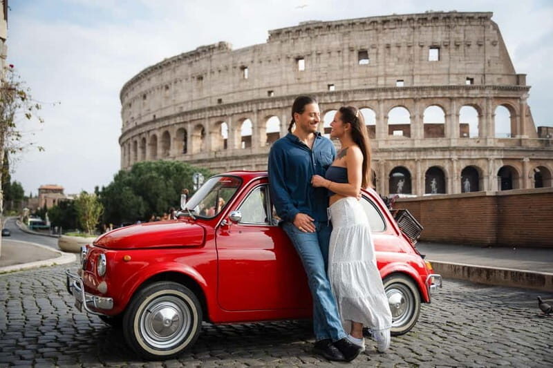 Rome: Vintage Fiat 500 Car Tour with Photographer - Key Points