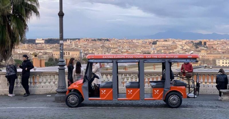 Rome: VIP Golf Cart Food Tour - Getting Comfortable with a Unique Transportation Mode