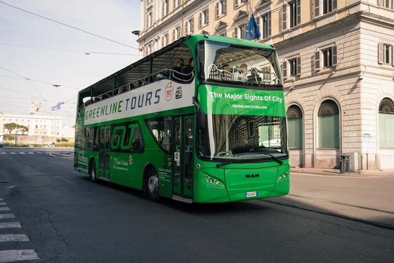 Rome:Hop-On Hop-Off Panoramic Open Bus Ticket 3 Circuits x 1 - Authentic Experiences and Hidden Gems