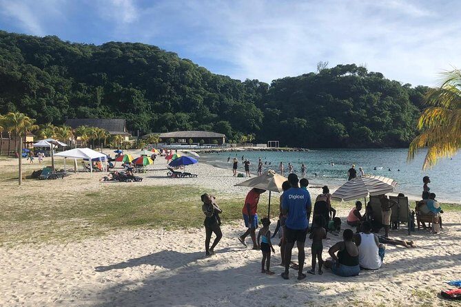 RonaldFraser darkview waterfall,Pirates,fort Charlotte and Beach - Pirates of the Caribbean Film Site at Wallilabou Bay