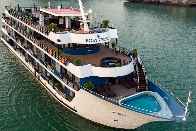 Rosy Cruise 3D2N Halong & Lan Ha Bay Private Balcony - Key Points