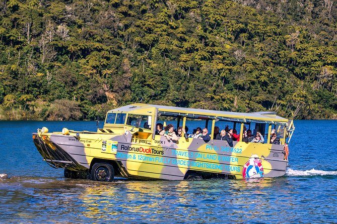 Rotorua Duck Boat Guided City and Lakes Tour - Key Points