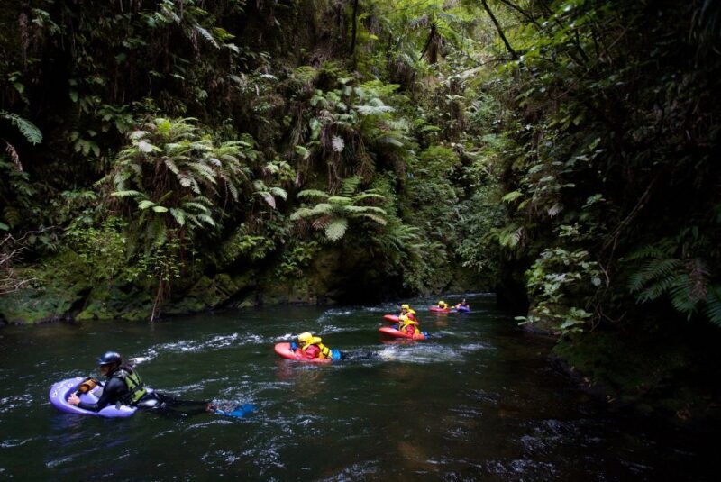 Rotorua Sledging: Kaituna White Water River Board Experience - The Role of Guides and the Photos