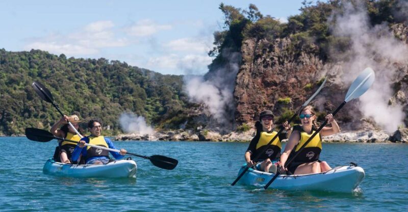 Rotorua: Waimangu Valley Walk and Steaming Cliffs Kayak Tour - Key Points