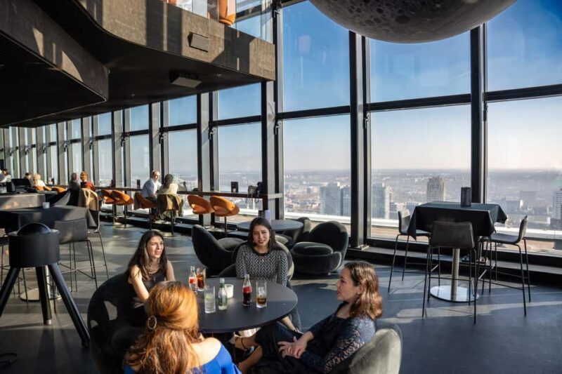 Rotterdam: Celest Entry with drink & bites at great height - The Experience at a Glance