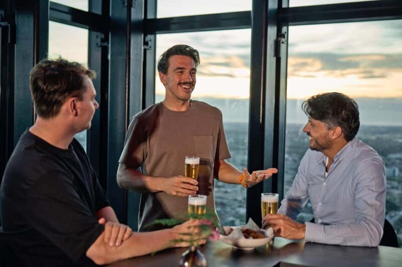 Rotterdam: Celest Entry with drink & bites at great height - The View and Atmosphere