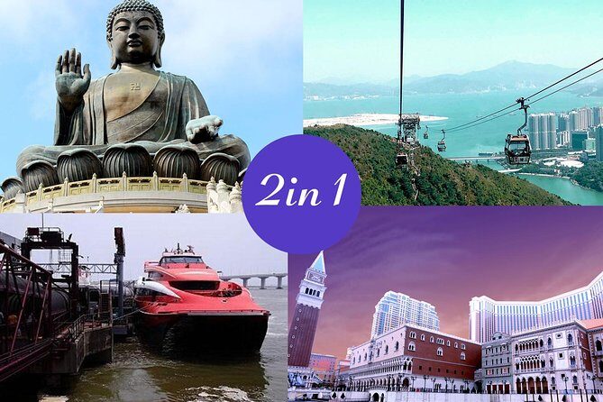 Roundtrip Turbojet ferry from Hong Kong to Macau with Ngong Ping 360 Tickets - Key Points