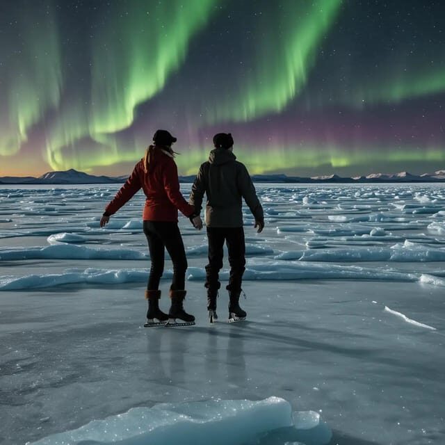 Rovaniemi: Aurora Ice Skating Tour - Key Points