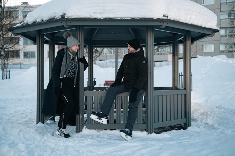 Rovaniemi: Private Ice Skating Photography Session - Key Points