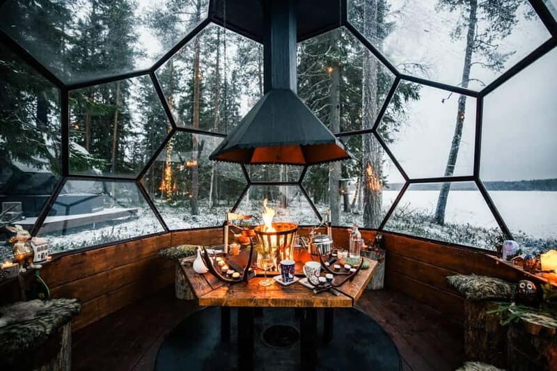Rovaniemi: Santa Village Tour+Lunch In Glass Igloo+Scooters - Key Points