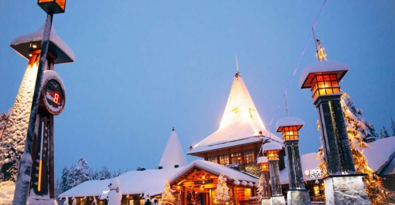 Rovaniemi: Santas Village & Snowmobiling to Reindeer Farm - The Itinerary in Detail