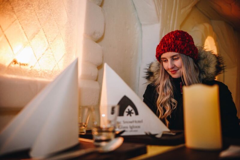 Rovaniemi: Snow Hotel Tour and Ice Restaurant Dinner - Key Points