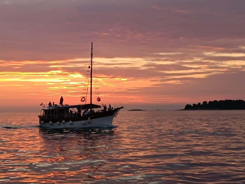 Rovinj: Fish picnic with sunset and dolphin watching - Key Points