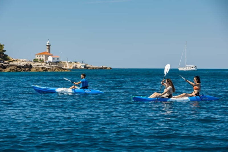 Rovinj Islands: 4-Hour Guided Kayak Tour with drinks - Snorkeling and Water Activities