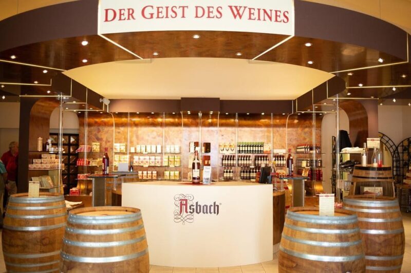 Rüdesheim: Guided tour of the Asbach Visitor Center & tasting - Key Points