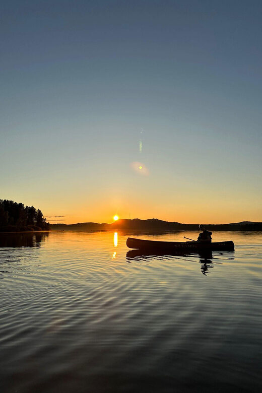 Ruka : Summer evening canoeing on the lake Rukajärvi - Final Words