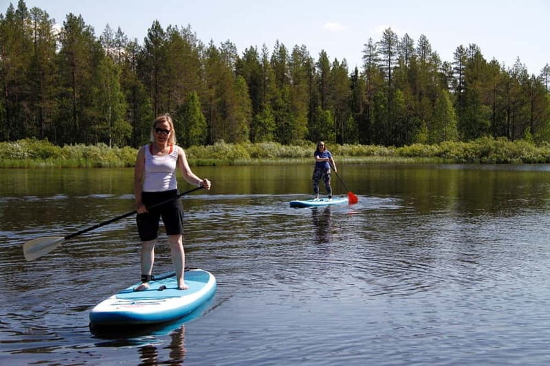 Ruka: Sup-boarding on lake Rukajärvi - Getting a Feel for the Experience