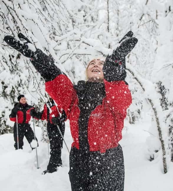 Ruka:Daytime winter wonderland hike - Discovering Ruka’s Snowy Trails