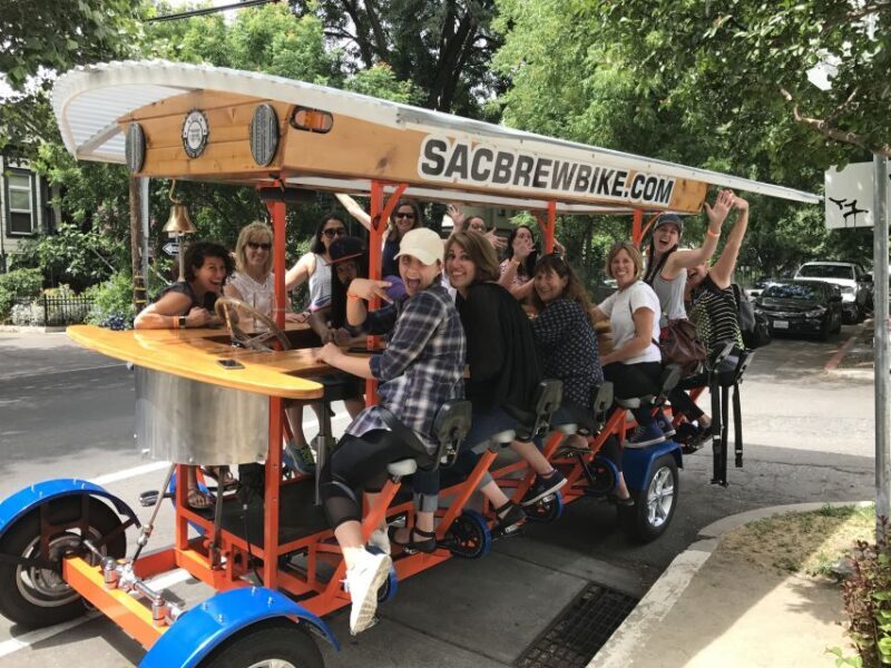 Sacramento: Pedal Bar Tour with 2 Stops - An Authentic Look at the Sacramento Pedal Bar Tour