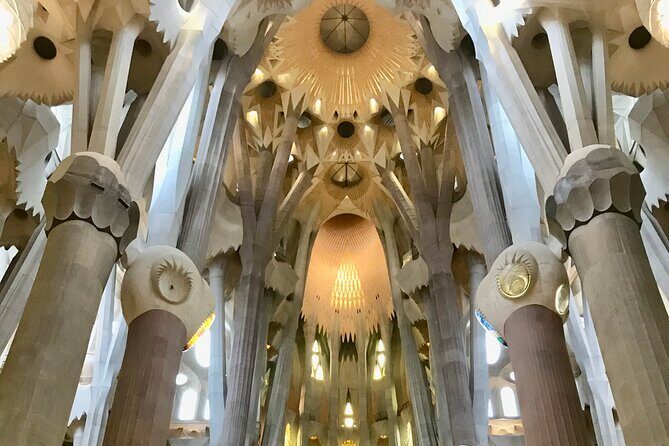Sagrada Familia & La Pedrera Small Group Tour with Cava Tasting - Entering the Sagrada Familia