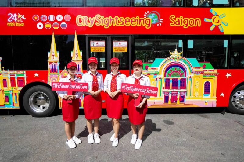 Saigon: City Sightseeing Hop-On Hop-Off Bus Tour - Guides & Commentary